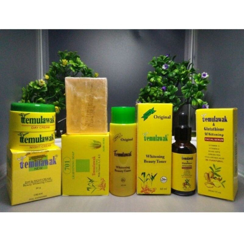 ORIGINAL 5in1 TEMULAWAK SET DAY&NIGHT CREAM,SABUN & TONER | Shopee Malaysia
