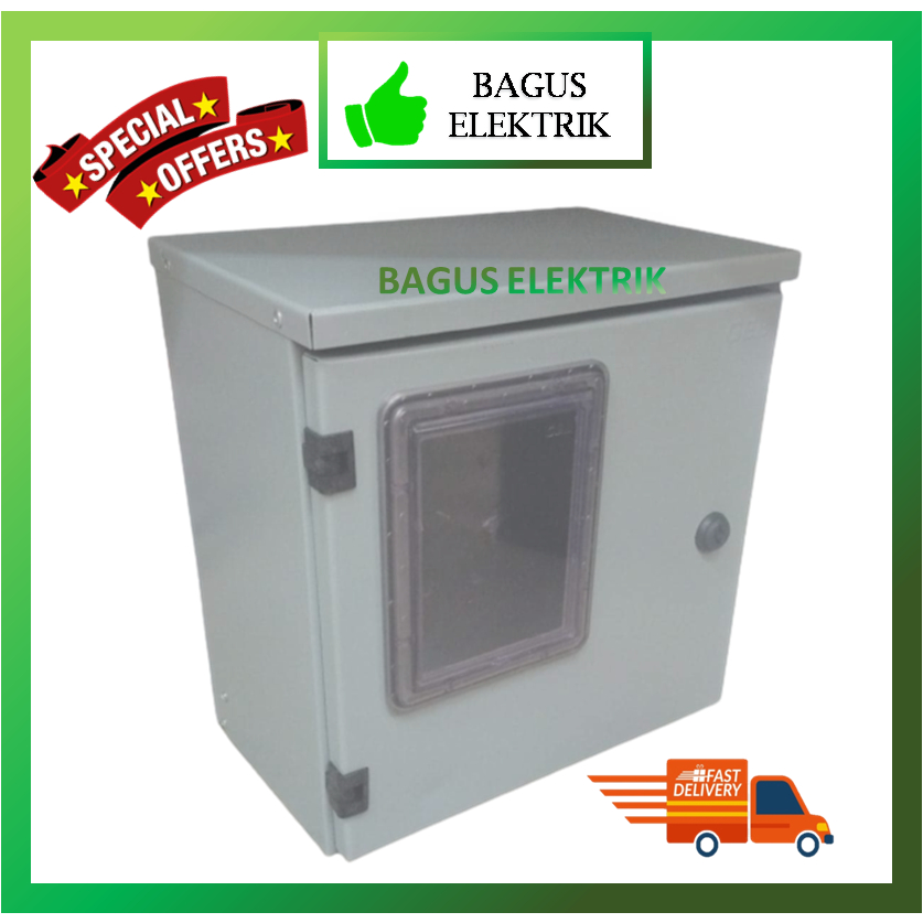 GEB SINGLE PHASE OUTDOOR KWH METER BOX (METAL) 13'' X 14'' X 8'' INCH ...