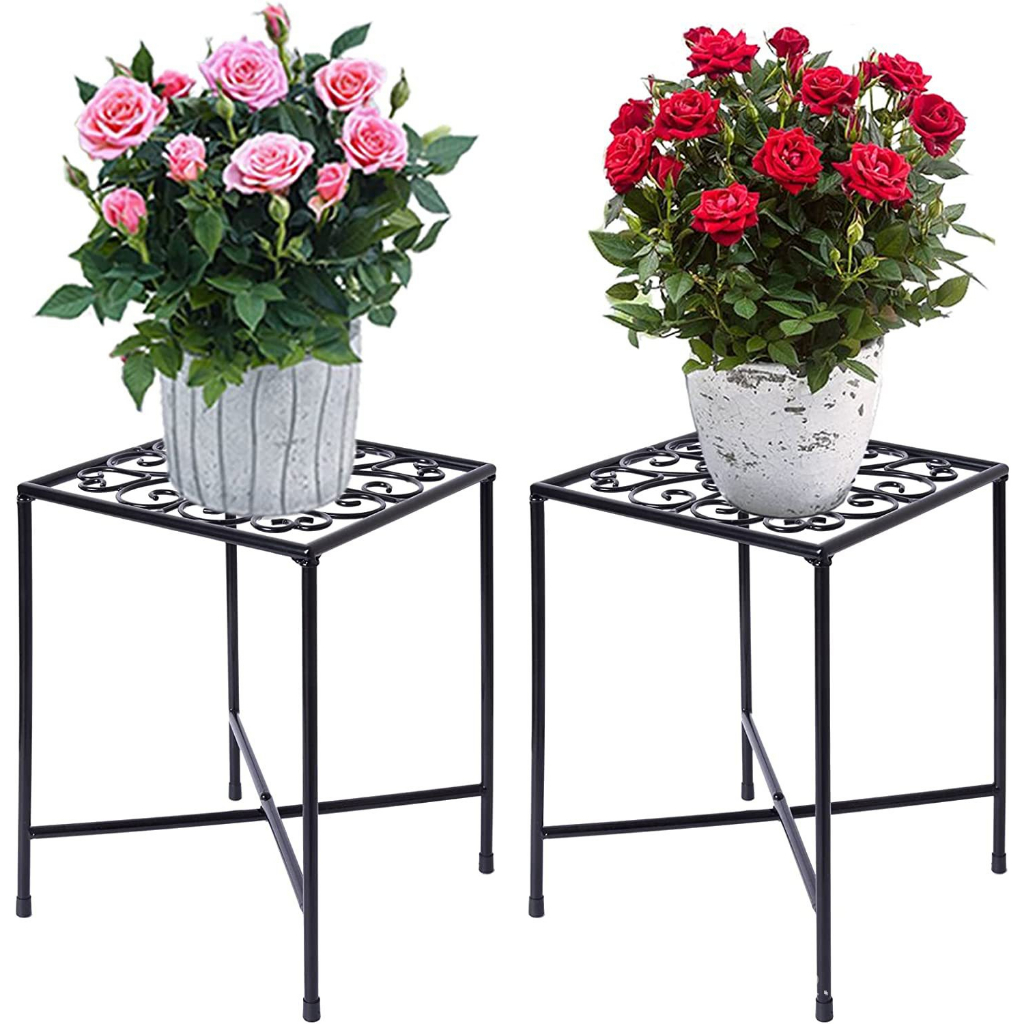 Iron Metal Plant Stand Stant Flower Pot Stand Display Potted Rack Base ...