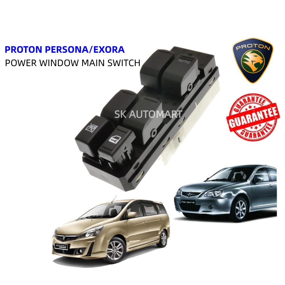Proton Persona/Exora Driver Side RHS Window Power Main Switch Car Parts ...