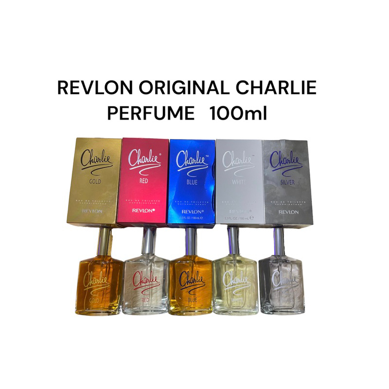 Revlon Charlie Gold / Silver / Blue / Red / White Eau De Toilette Spray ...