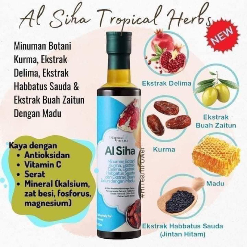 [ORIGINAL] AL SIHA MADU HABBATUS SAUDA KURMA TAHAN LAPAR KHAS UNTUK ...