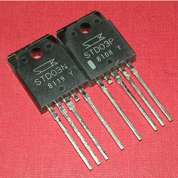 STD03N STD03N STD03P STD03P TO-3P Darlington Transistors for Audio ...