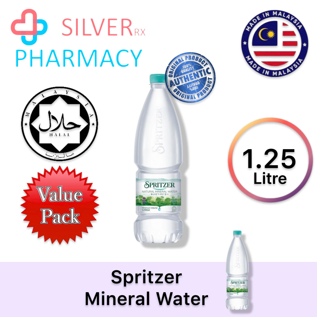 Spritzer Natural Mineral Water 1250mL | Shopee Malaysia