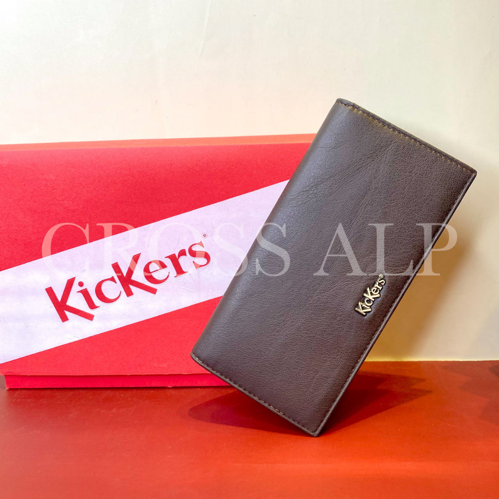Kickers Long Purse Wallet Original Genuine Leather Male Female 50454 ...