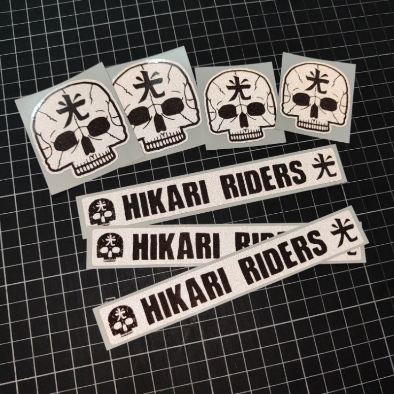 Sticker Hikari Riders ( Pantul Cahaya ) | Shopee Malaysia