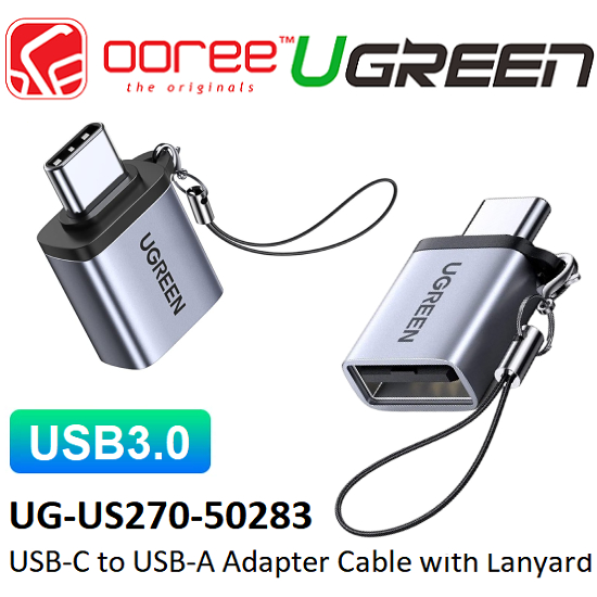UGREEN US270 TYPE-C USB-C TO USB 3.0 USB-A ADAPTER CABLE CONVERTER OTG ...