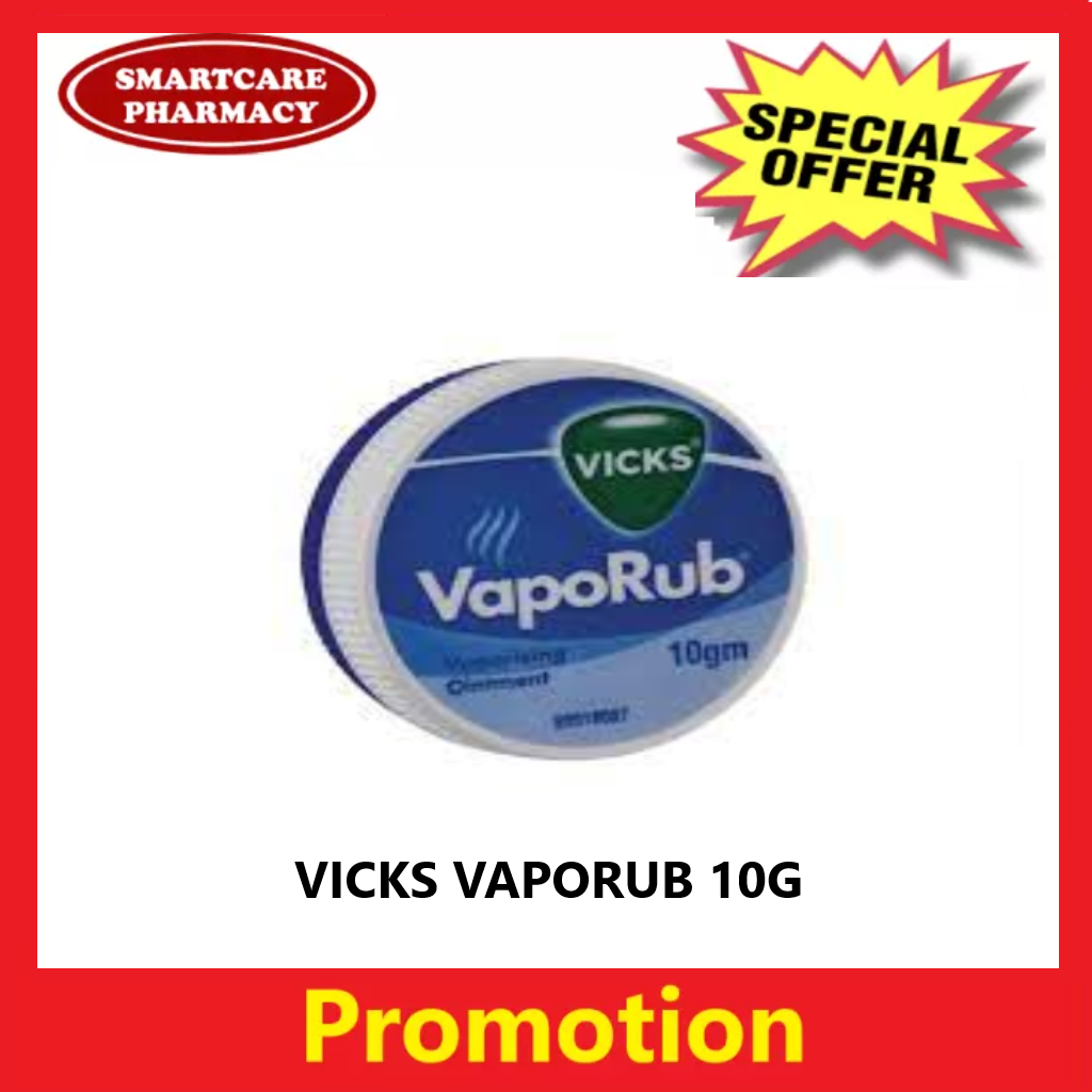 VICKS VAPORUB ORIGINAL 10G | Shopee Malaysia