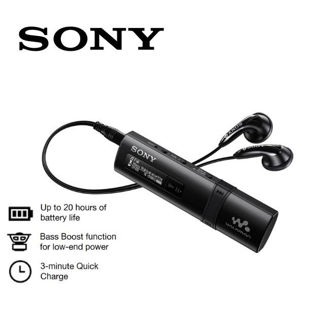 Sony MP3 Player NWZ-B183F Walkman with Built-in FM Tuner | Shopee Malaysia