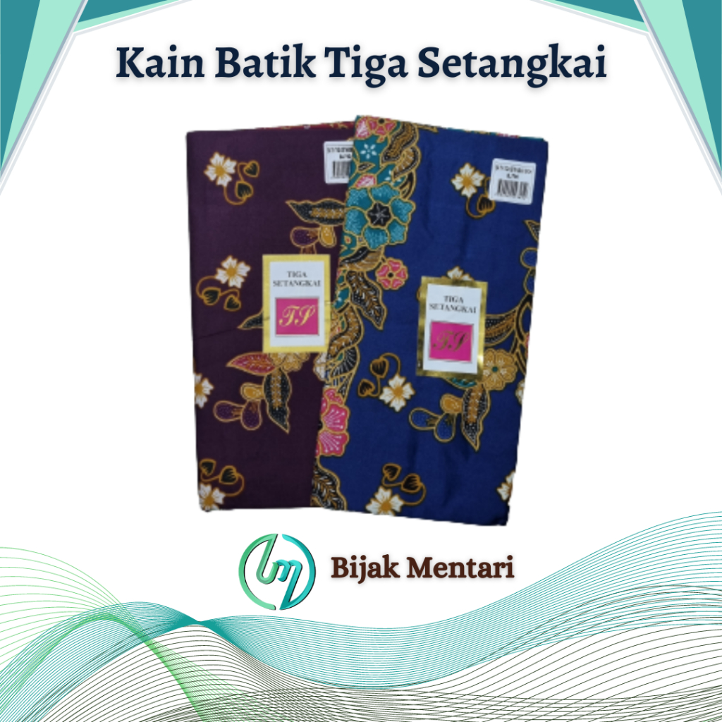 Kain Batik Halus Tiga Setangkai Bundle Wholesale (1 Ikat = 10 Helai ...