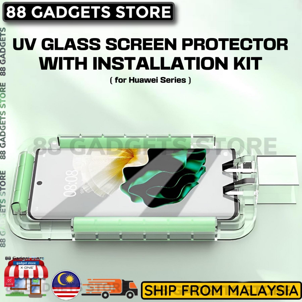 GlassPro Huawei P70 Pro / P60 Pro / P50 Pro / P40 Pro / P30 Pro UV Glue ...