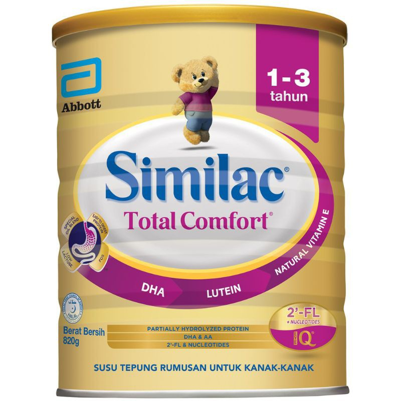 Similac Total Comfort 1-3 Year x 820g | Shopee Malaysia