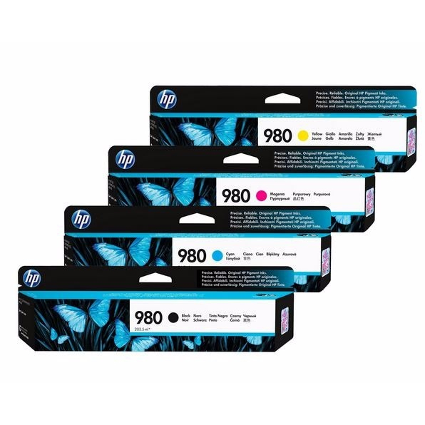 HP 980 Original Ink Cartridge (Black/Cyan/Magenta/Yellow) | Shopee Malaysia