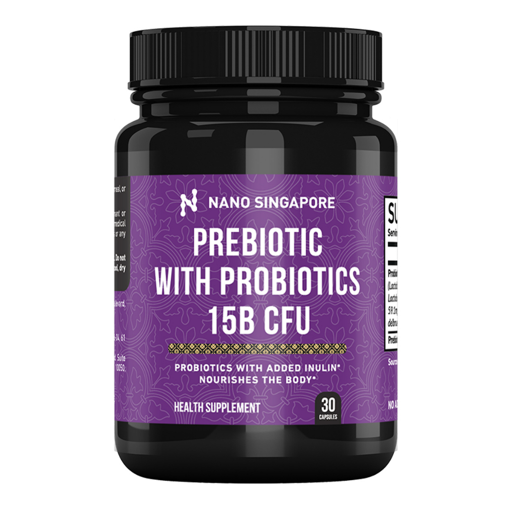 Nano Singapore Prebiotic with Probiotic 15 Billion CFU (30 Capsules ...