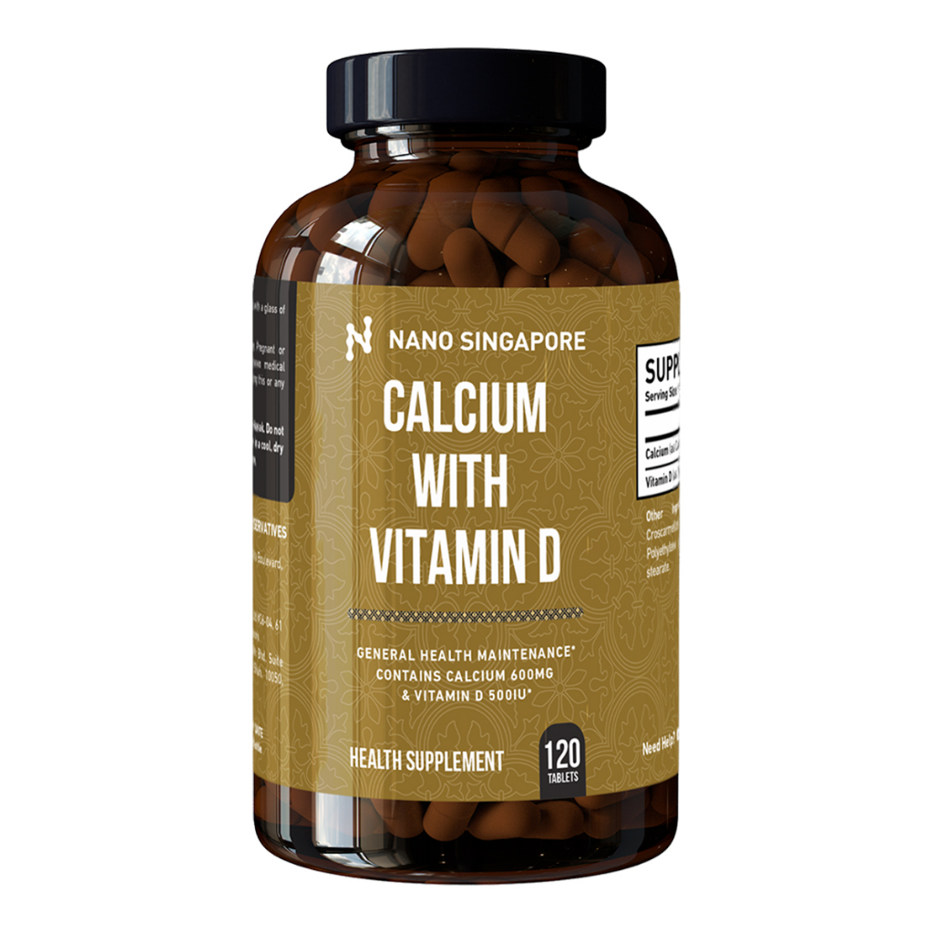 Nano Singapore Pure Calcium with Vitamin D (120 Tablets) | Shopee Malaysia