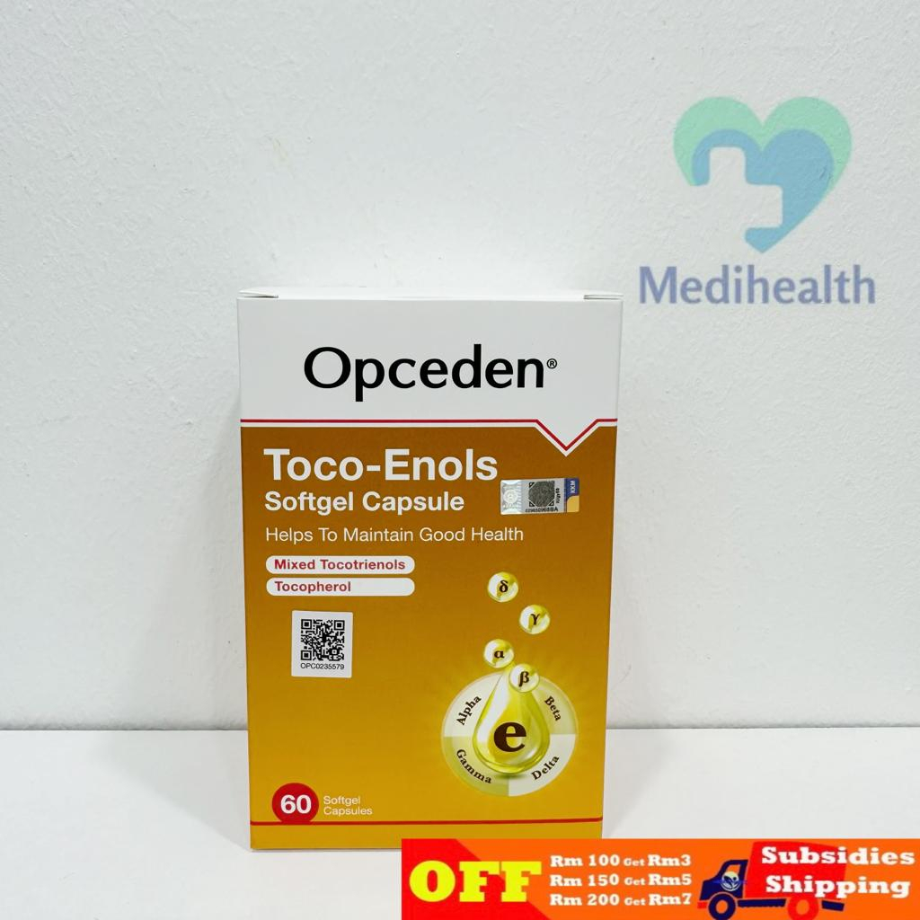 Opceden Toco-Enols Softgel Capsules (60's) | Shopee Malaysia