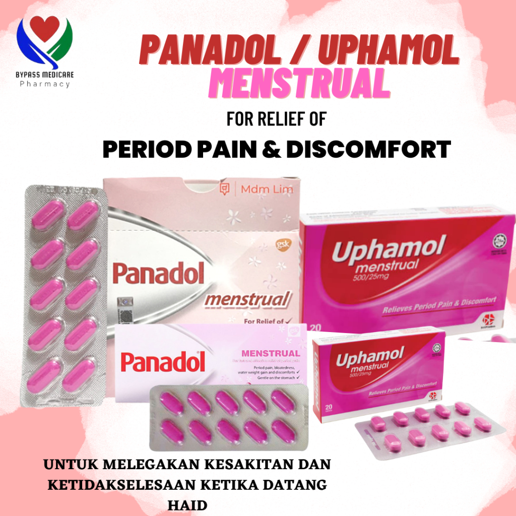 Panadol Menstrual , period pain & discomfort [ Melegakan kesakitan ...