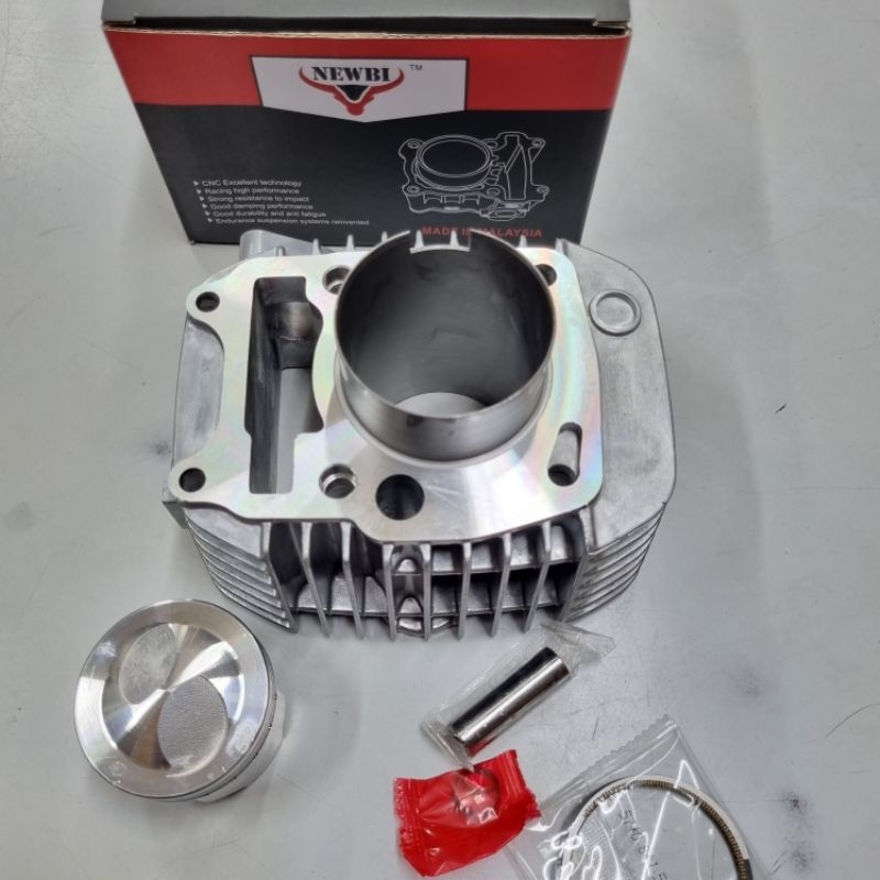 HONDA WAVE125 57MM RACING CYLINDER BLOCK SET [NEWBI] WAVE W125 W 125 57 ...