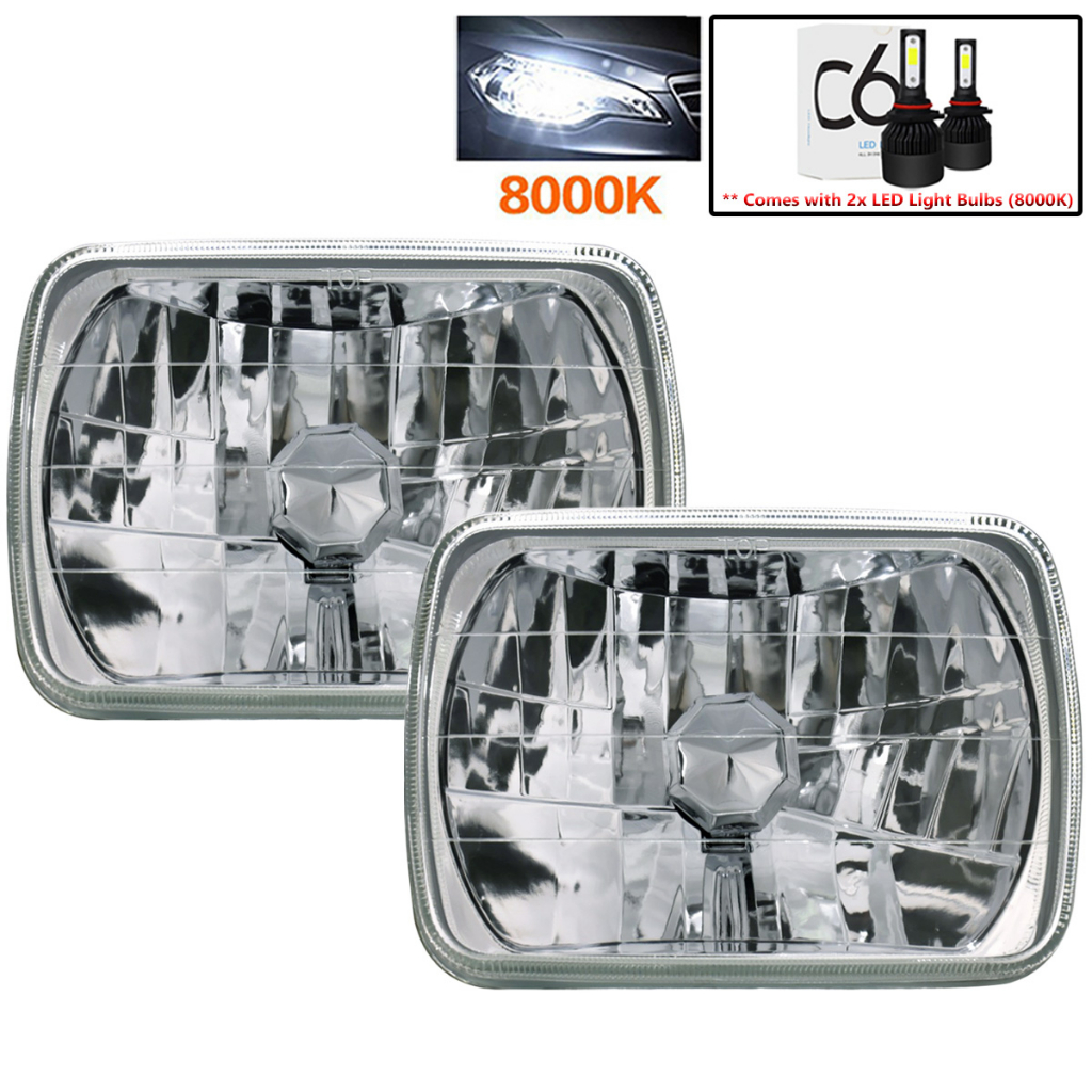 7x6 (2pcs) STANLEY RAYBRIG Headlight Light Head Lamp Mazda RX-7 FC3S ...
