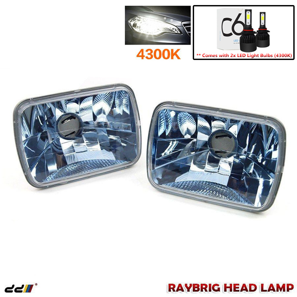 7x6 (2pcs) STANLEY RAYBRIG Headlight Light Head Lamp Mazda RX-7 FC3S ...