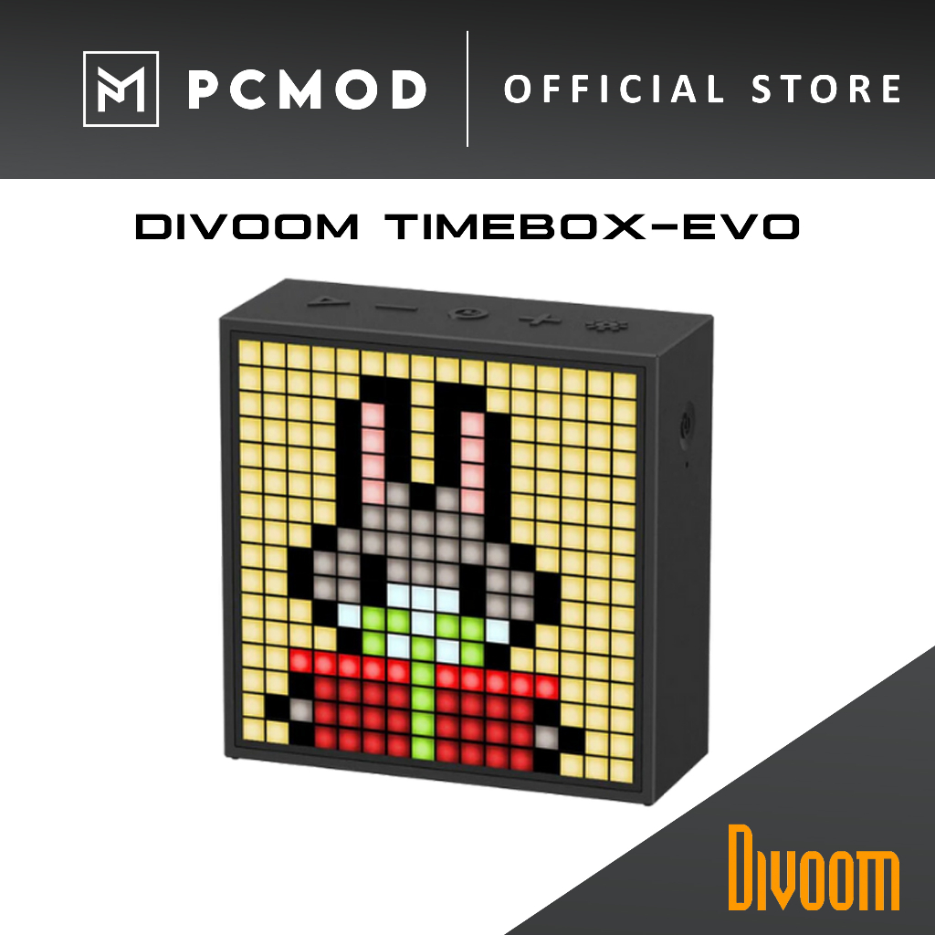 Divoom Timebox-Evo Pixel Art Speaker 16x16 DIY LED Display Alarm Clock ...