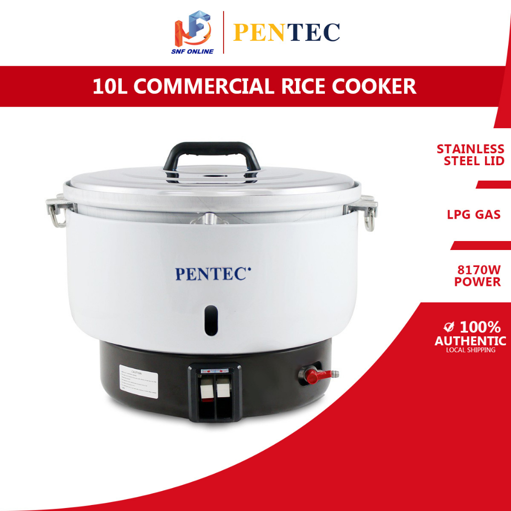 Pentec periuk Nasi 10L Commercial Gas Rice Cooker TAC-735 | Shopee Malaysia
