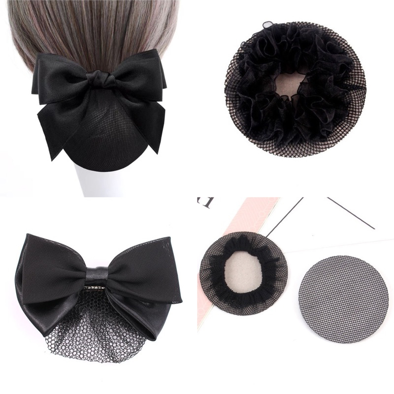 Hair net Ribbon hair net big Ribbon hair ties Ribbon bow knot bun hair ... Hair net Ribbon hair net big Ribbon hair ties Ribbon bow knot bun hair ...