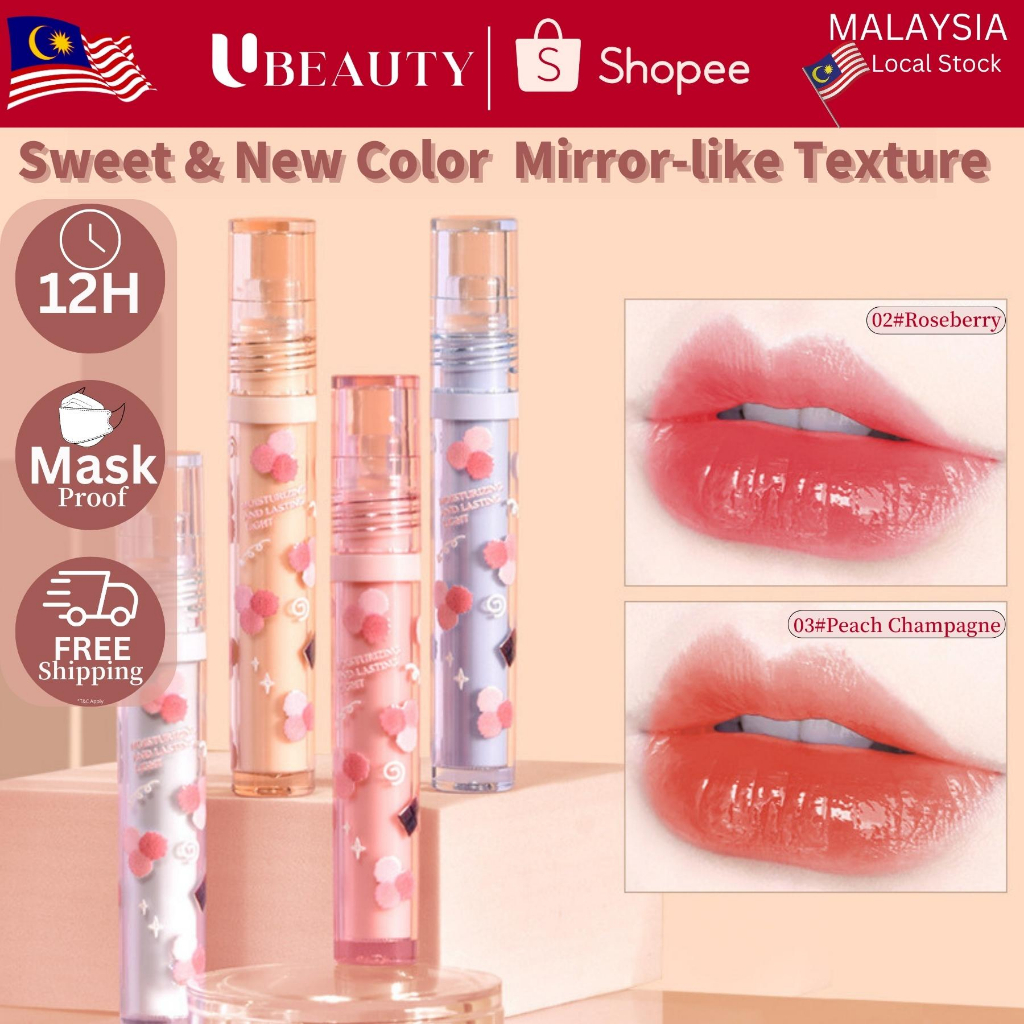 [HOT & Ready] uBeauty Silk Juicy Lasting Lip Tint: Waterproof ...