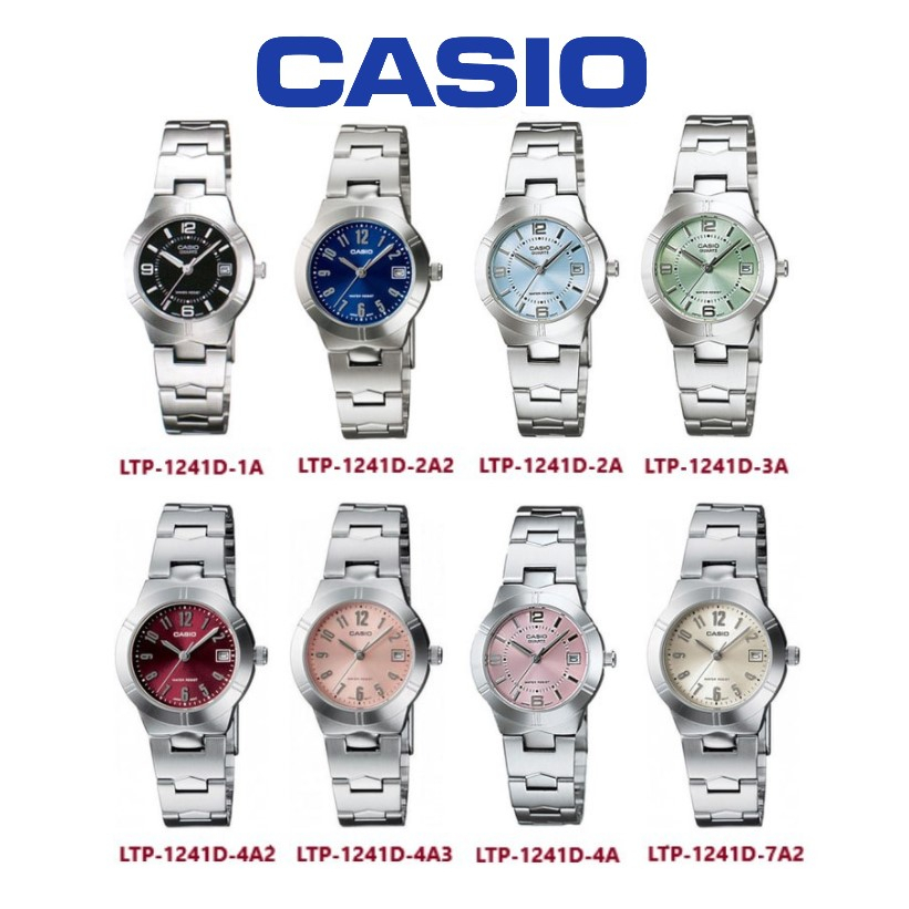Casio Series Ladies Watch LTP-1241D | Shopee Malaysia