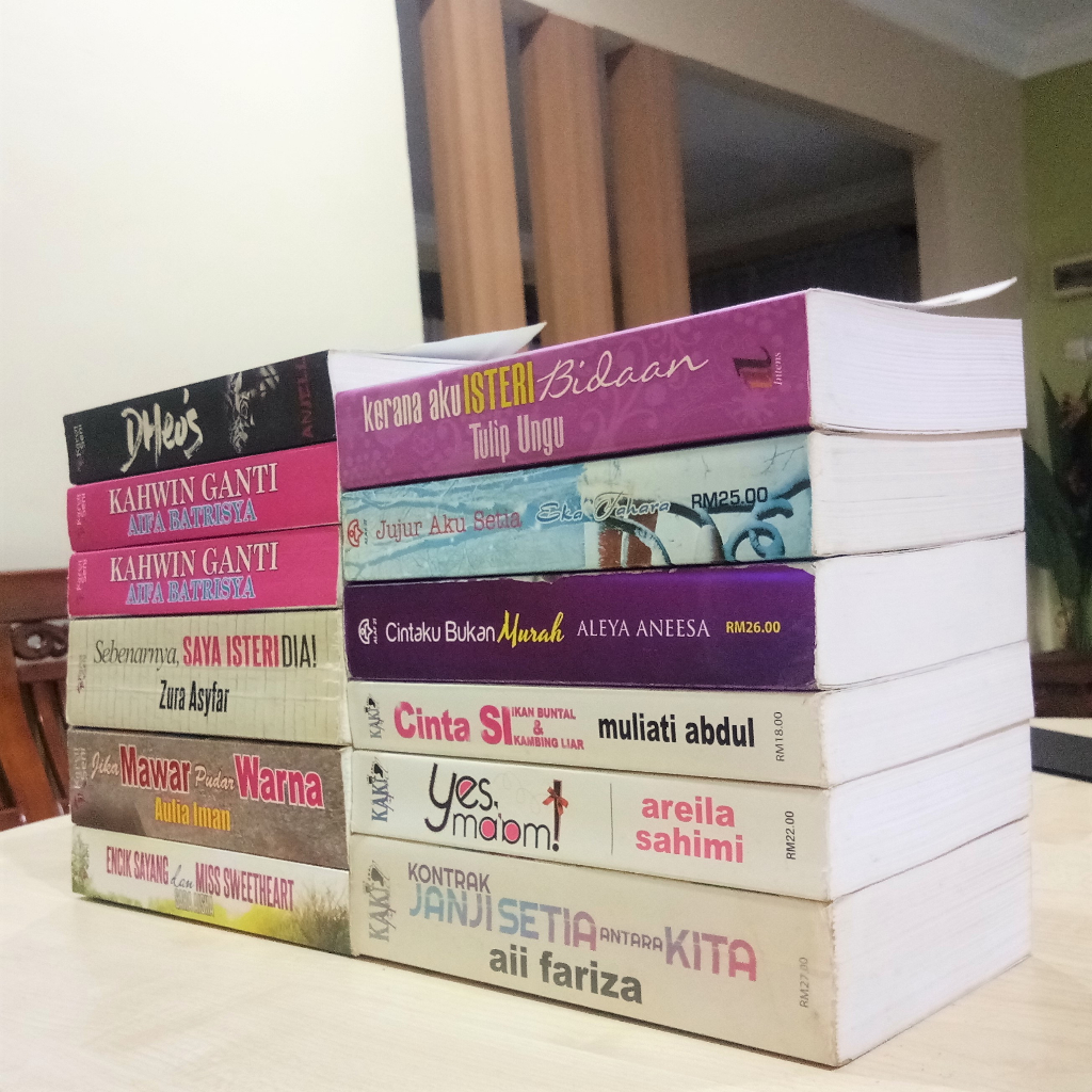 (PRELOVED) NOVEL ROMANTIK | Shopee Malaysia