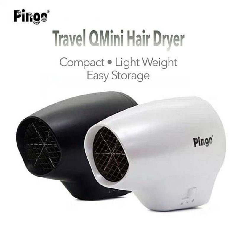 Pingo Qmini Hair Dryer (BLACK / WHITE) | Shopee Malaysia