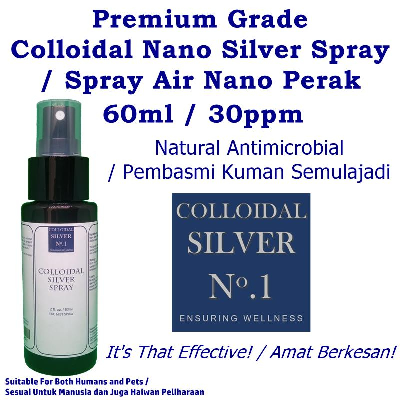 Colloidal Silver No.1 Premium Colloidal Nano Silver Water Spray / Spray ...