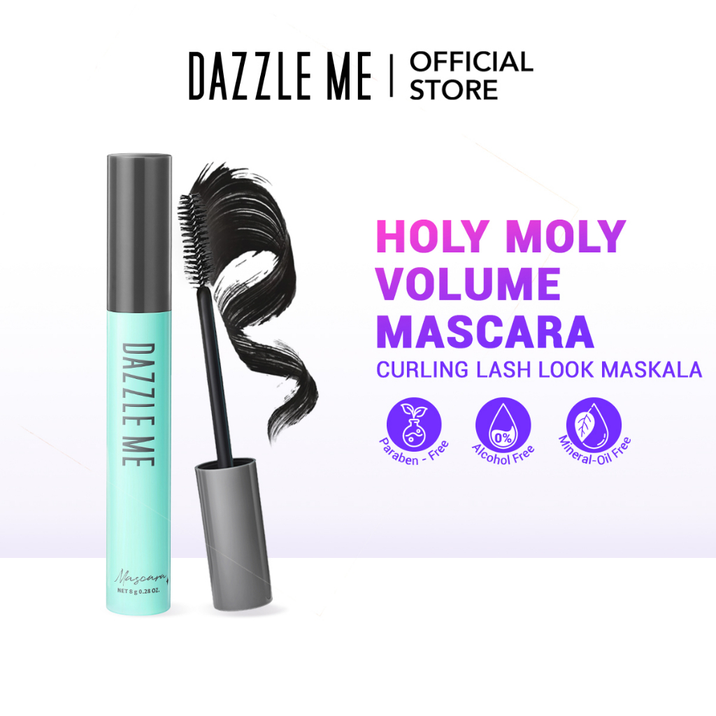 [PROMOSI] DAZZLE ME Holy Moly Volume Mascara Lifting and Curling Lash ...