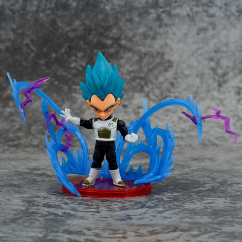 Dragonball Q Burst mini Goku Figure,Vegeta Figure,Trunks Figure chibi ...