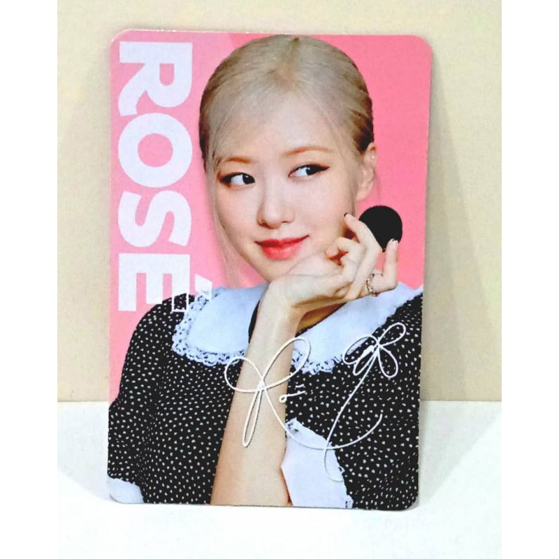 Rose Blackpink Photo Card Oreo | Shopee Malaysia