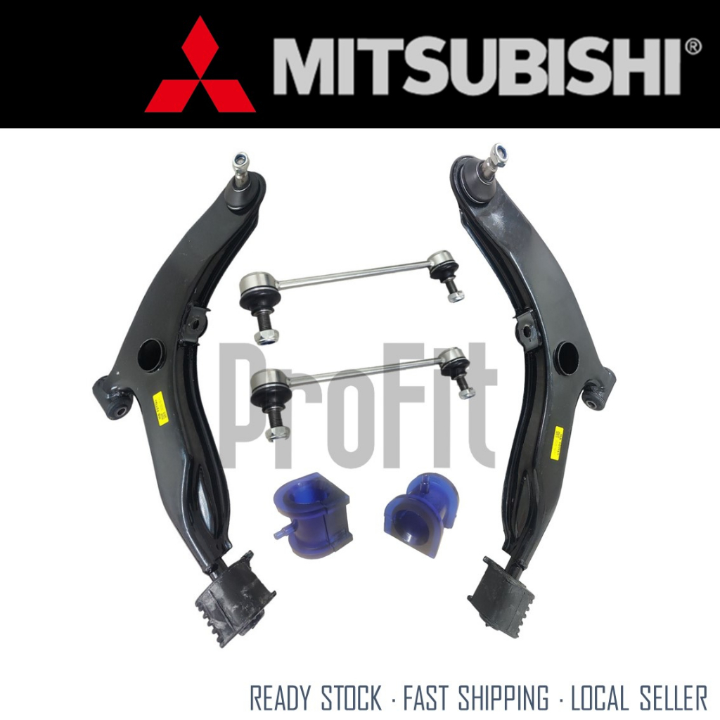 PROTON WIRA SE(2004 - 2008) -FRONT LOWER ARM,LINK & BUSH SILICONE 1SET ...