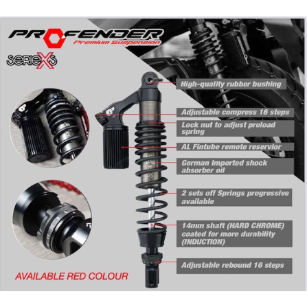 PROFENDER RRO FENDER X SERIER XMAX | 250 | 300 | NVX | NVX v2 | NMAX ...