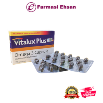 ALCON Vitalux Plus Omega 3 Capsule x 28's | Shopee Malaysia