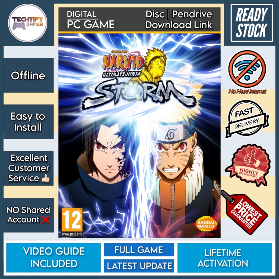 [PC Game] Naruto Ultimate Ninja Storm - Offline [Disc | Pendrive ...