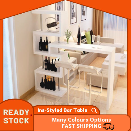 『Living Room』Meja Bar Kitchen Dining Table Mini Bar Table Bar Table ...