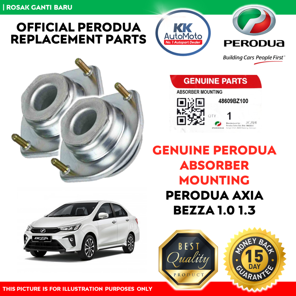 Perodua Axia Bezza 1.0 1.3 Genuine Front Shock Absorber Mounting ...