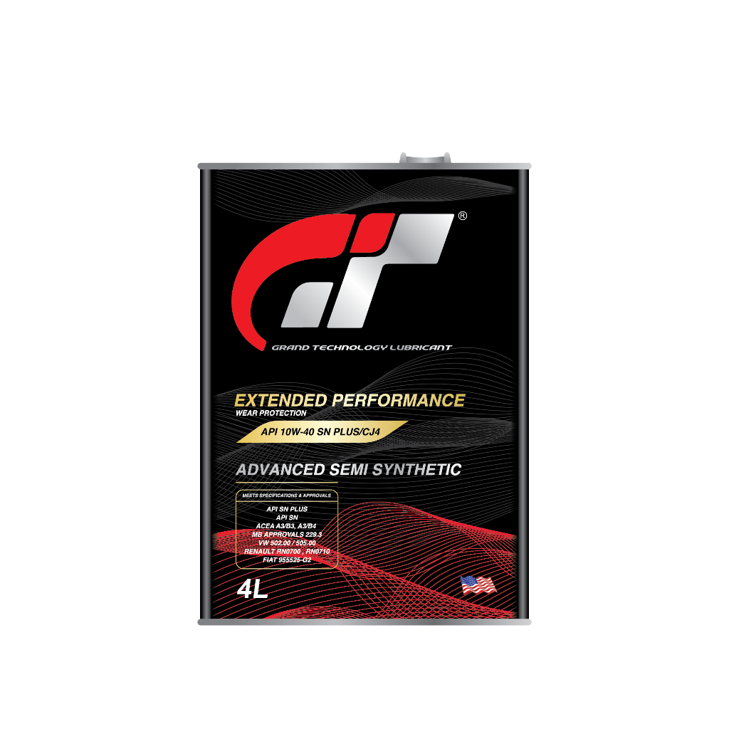 GT 10W40 Semi Synthetic Car Engine Oil 4L & 1L - Minyak Hitam Enjin ...
