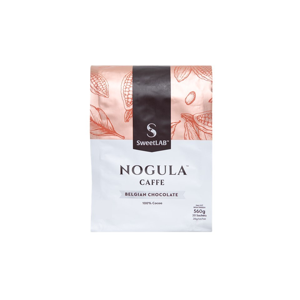 SweetLAB Nogula Caffe Belgian Chocolate 100% Cocoa 3 in 1 Chocolate ...