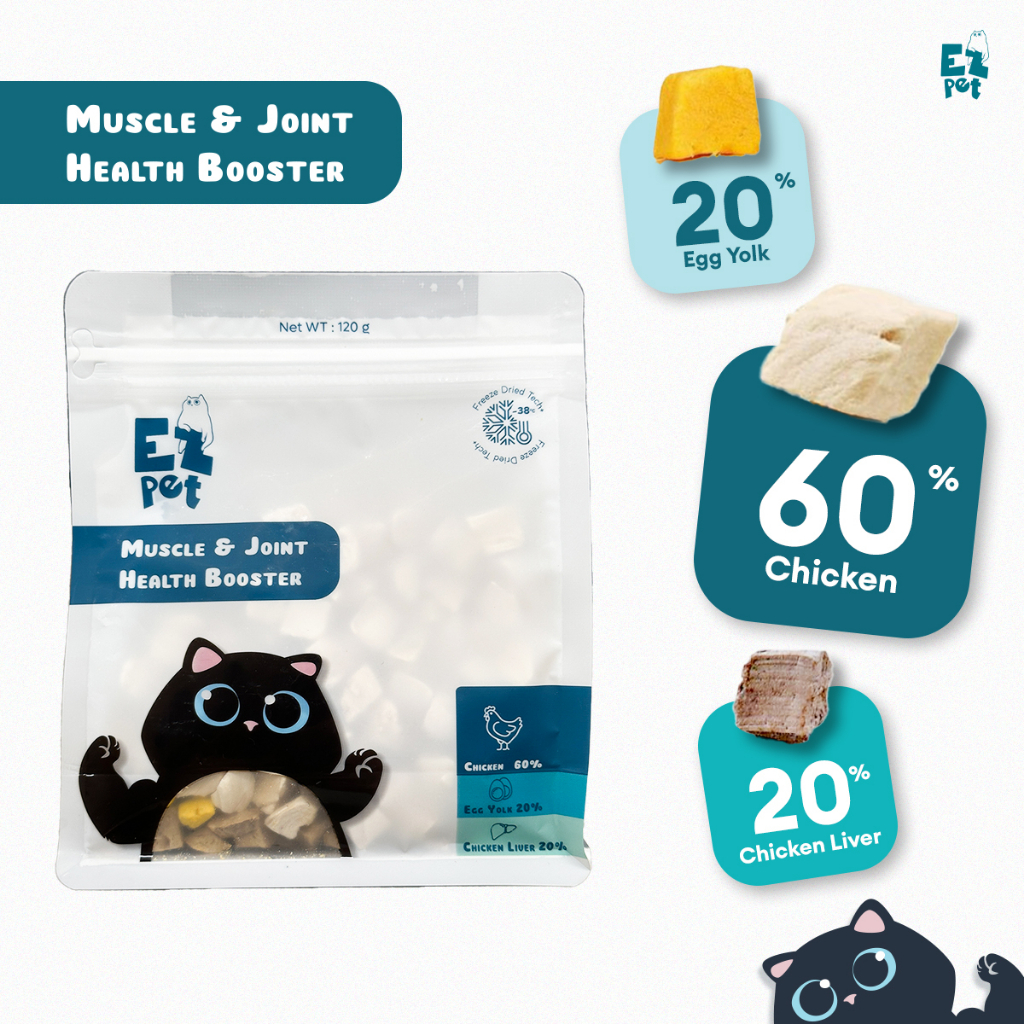 EZPET🐱【Freeze Dried Pet Treats】Premium Booster Cat Food Dog Food Freeze Dried Treats Pet Treats ...