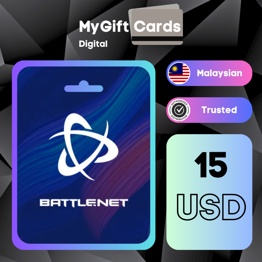 15 USD BLIZZARD BATTLE.NET BALANCE CARD (ASIA) | Shopee Malaysia