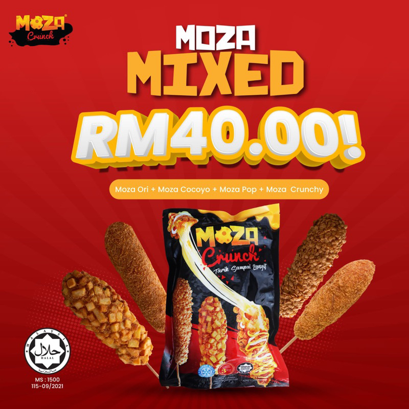 MOZA MIXED ( CORNDOG MOZACRUNCH ) | Shopee Malaysia