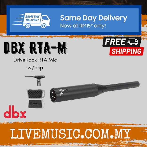 Dbx By Harman RTA-M Reference Microphone ( RTA M / RTAM ) | Shopee Malaysia