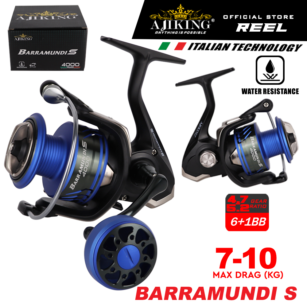 Ajiking Barramundi S Water System Waterproof Spinning Fishing Reel ...