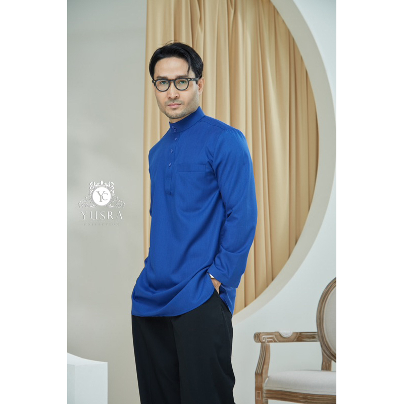 KURTA ROYAL BLUE BY YUSRA COLLECTION | Shopee Malaysia
