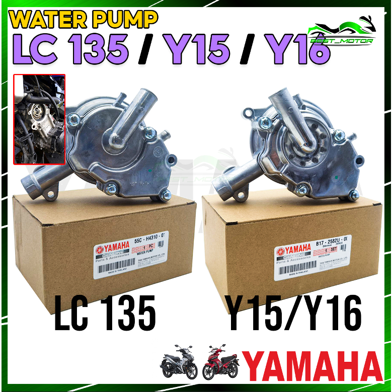 WATER PUMP STANDARD YAMAHA Y15 V1 V2 / LC135 V1 - V6 / LC 135 | Shopee ...